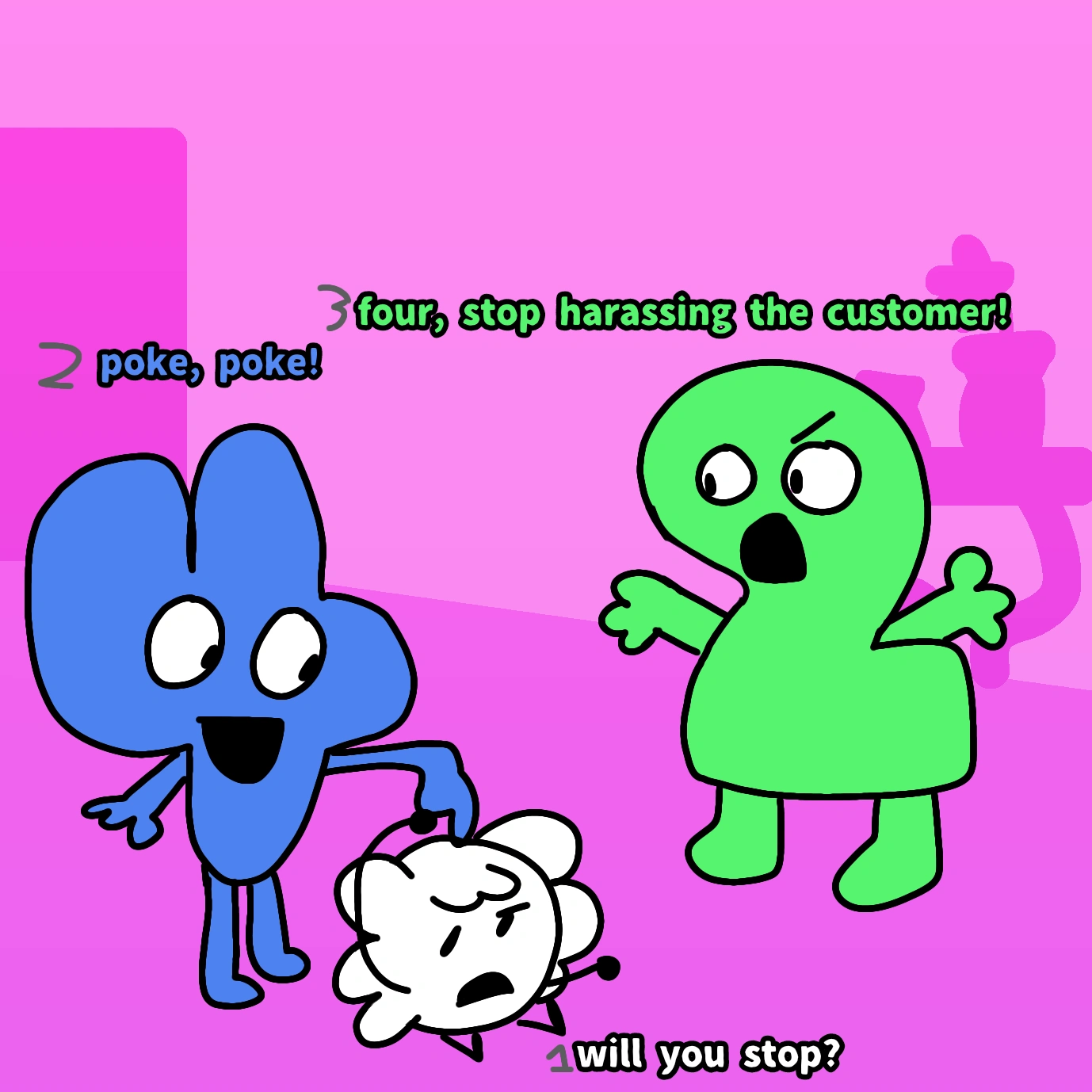 My OC meets Four and Two | Fandom