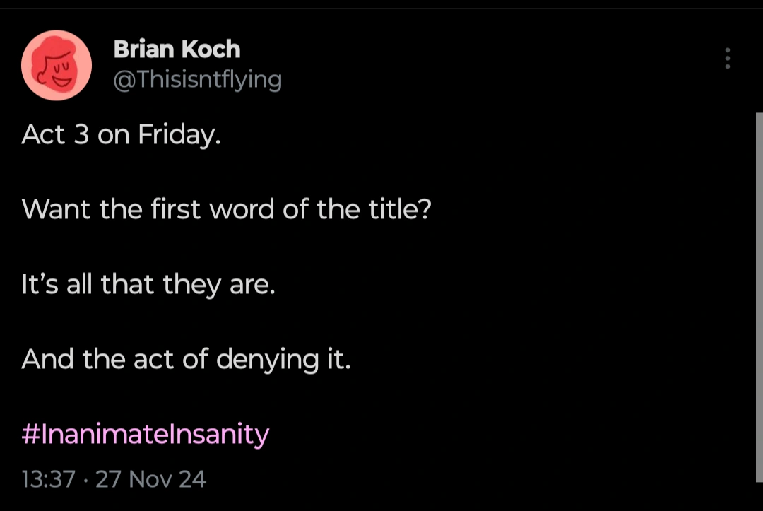 first hint for II18 title (NO SPOILERS PLEASE.) | Fandom