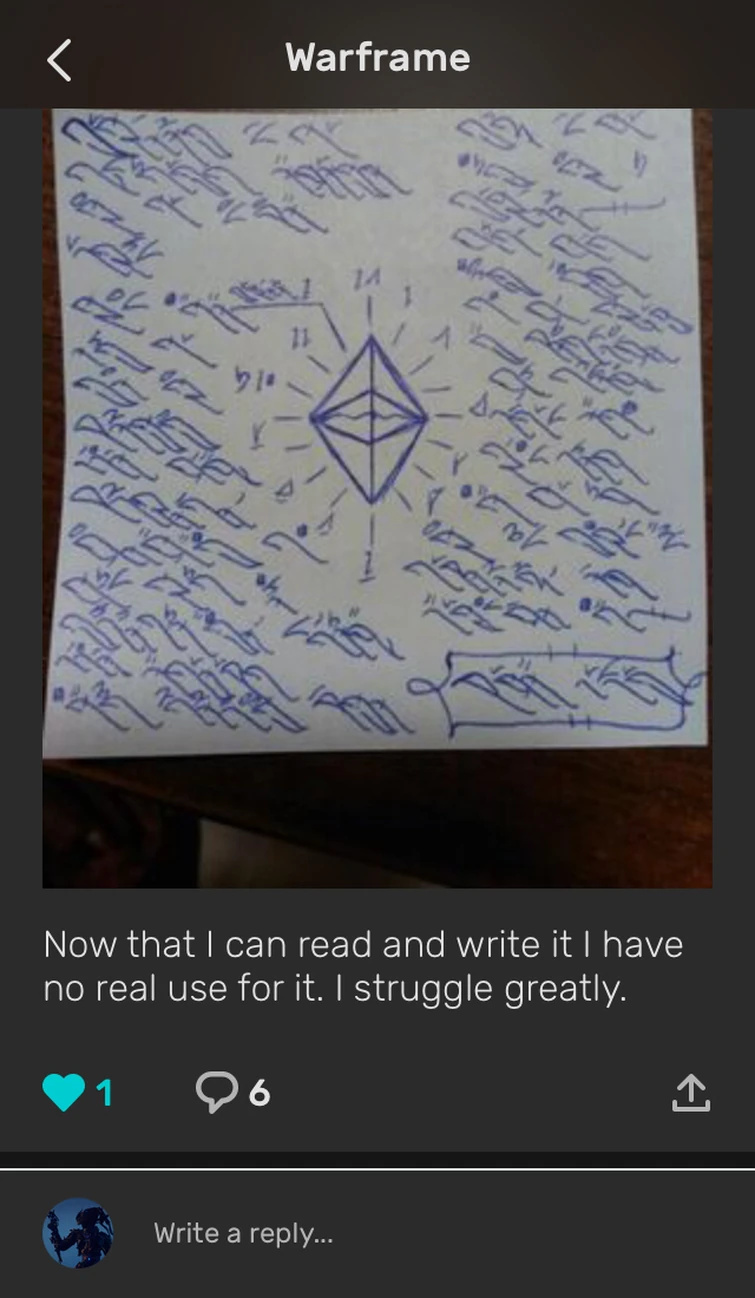 And my brain was like "How about writing some Orokin today?" | Fandom
