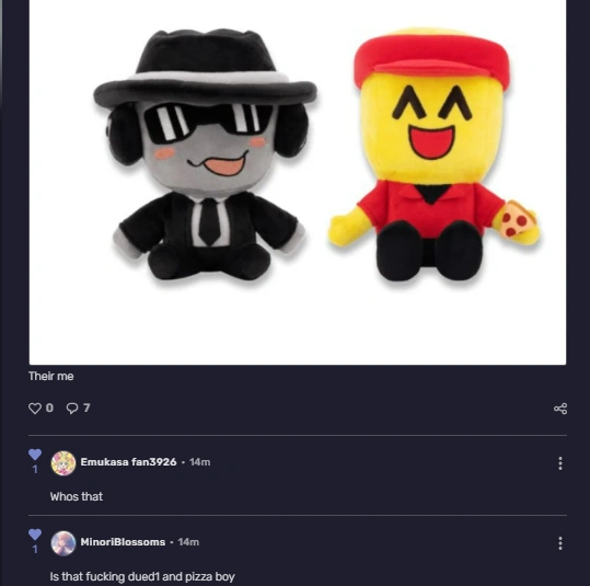 im gonna call them dued1 and pizza boy from now on | Fandom