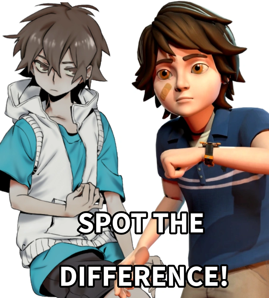 I'm crying because I have realized that they are actually the same ...