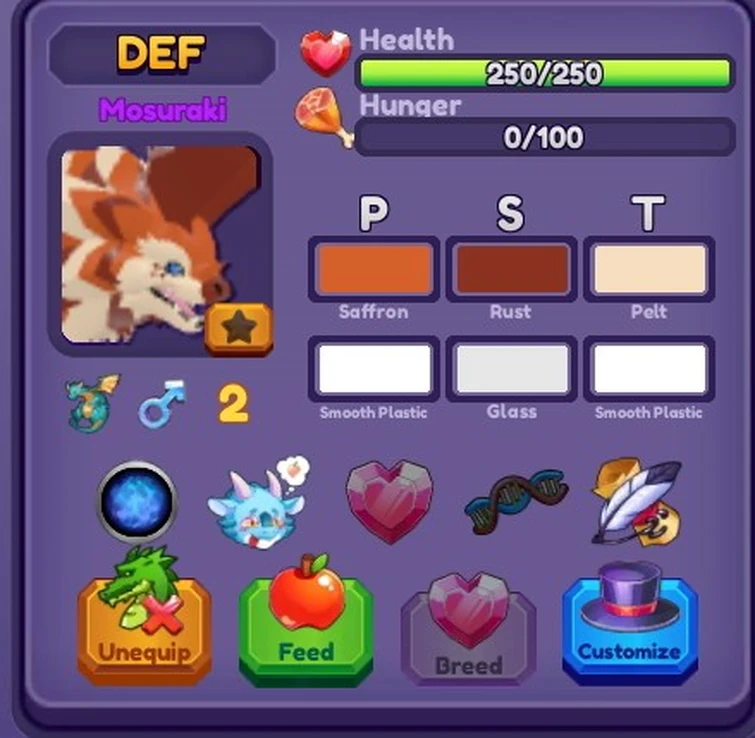 Looking at offers for NM DEF Mosu, Shadow Cos para and x13 Mut pots ...