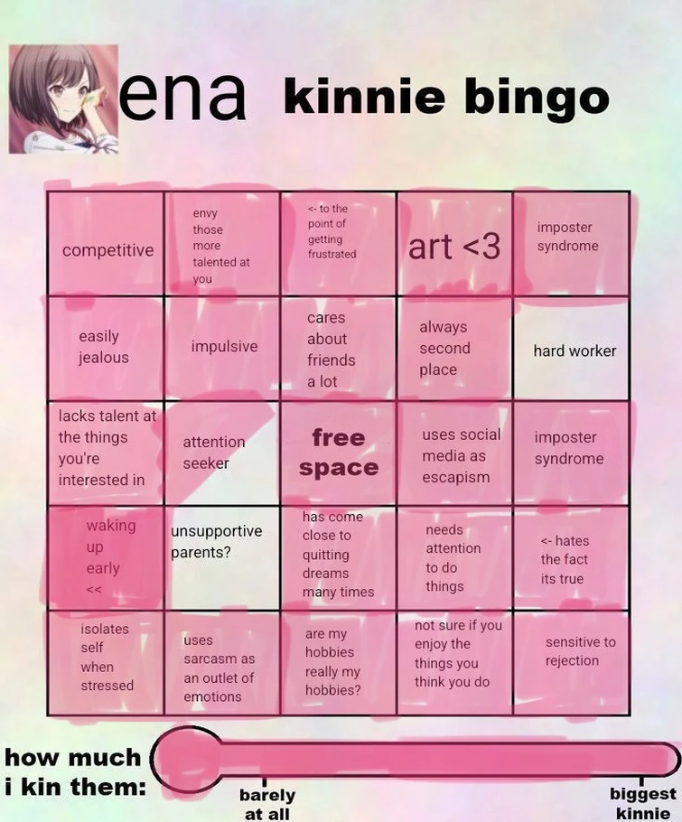 Kinnie bingos w my kins 😻🫶 | Fandom