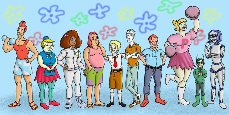 My Humanized take on the main characters(and Larry) | Fandom