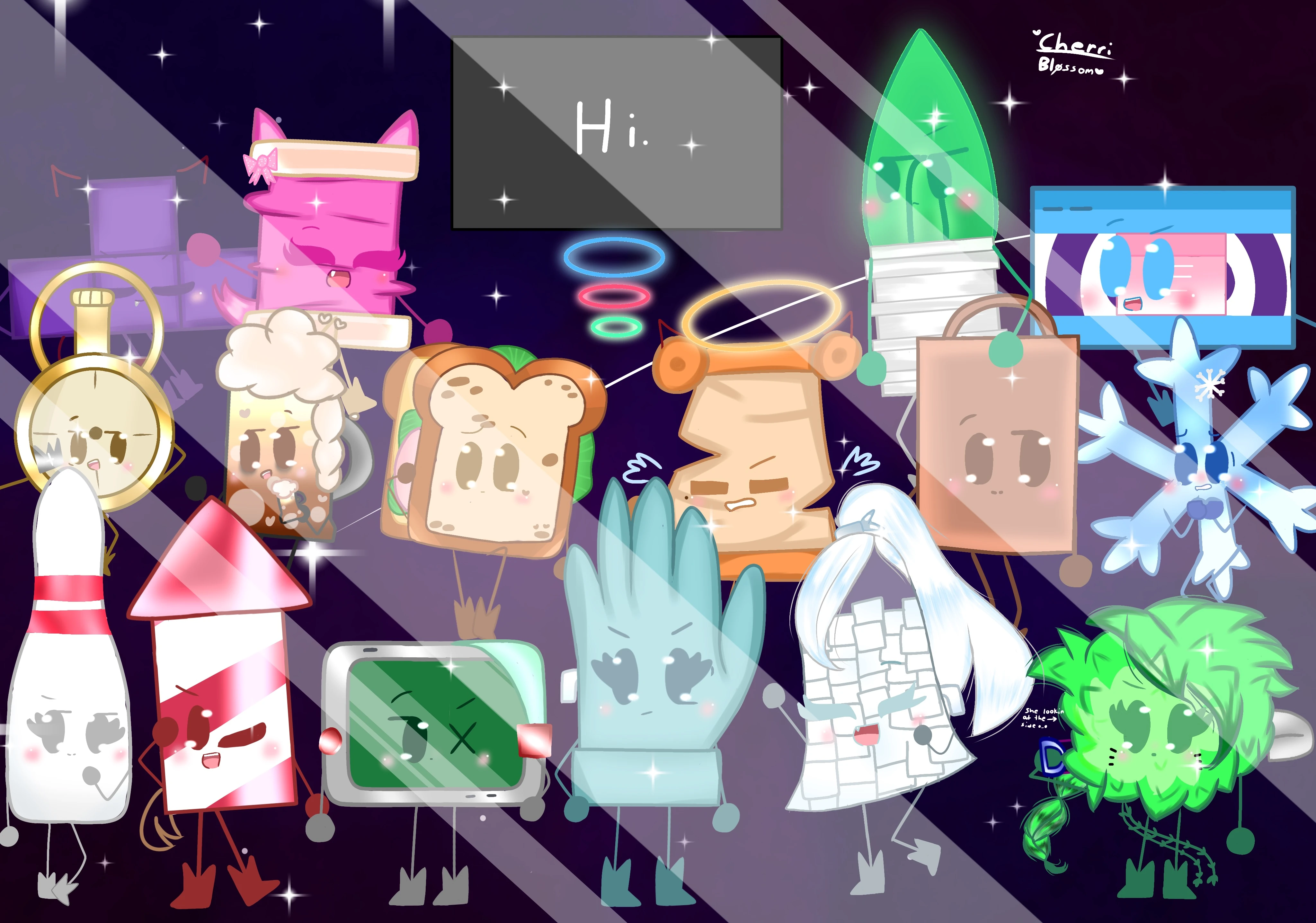 So, I drew this piece of yeet. It was before the show turned 1 year old ...