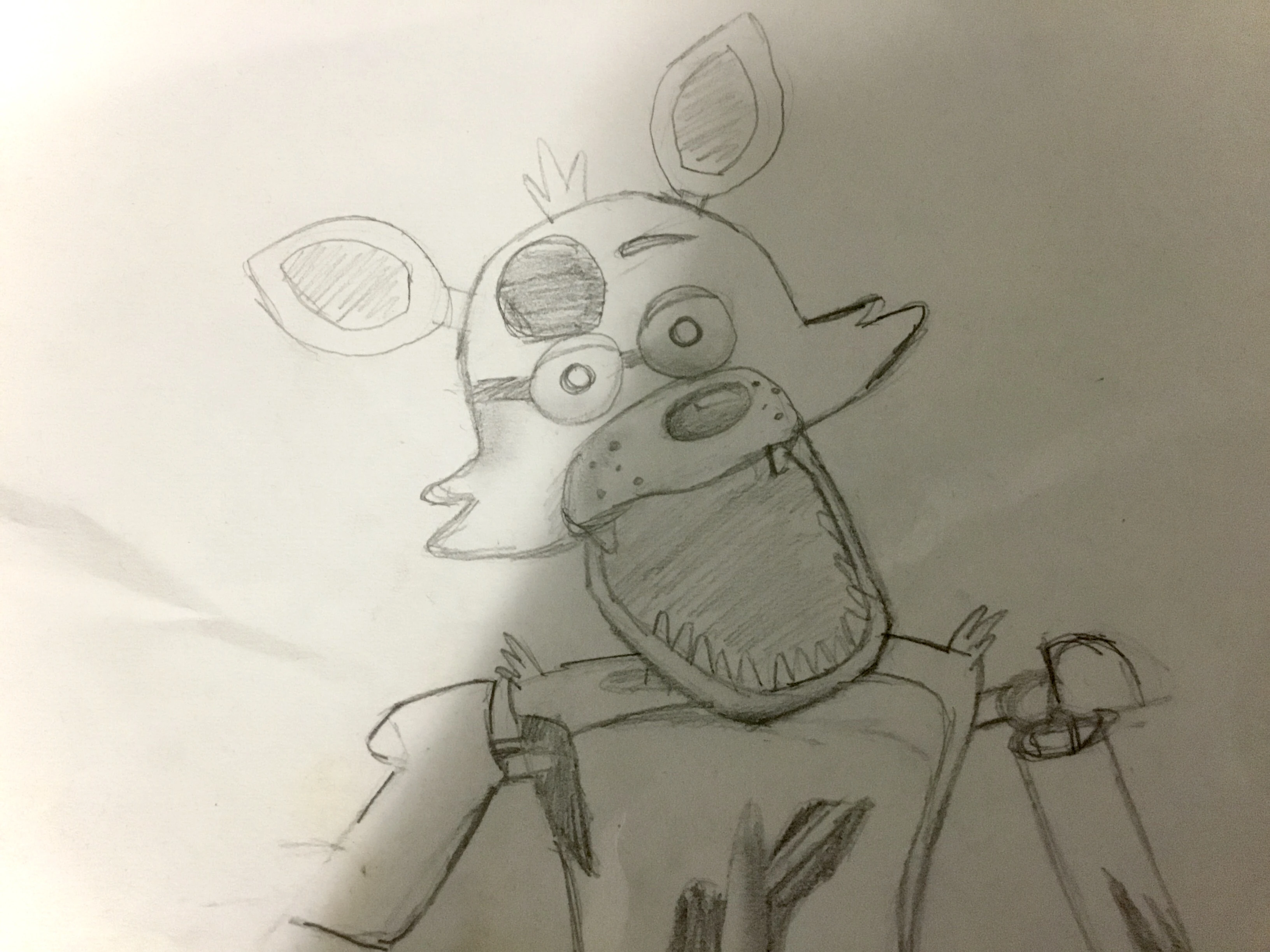Sketch of foxy. | Fandom