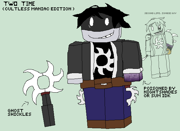 redesign of my alternative take on two time | Fandom