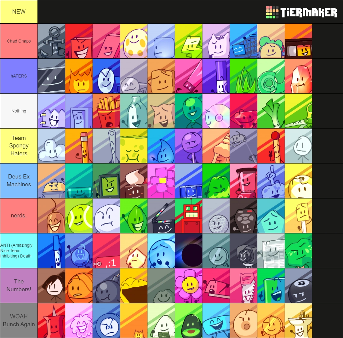 BFDI Quad-minutely VV | Fandom