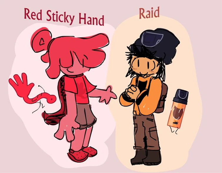 CANON RAID QND STICKY HAND HUMAN DESIGN??? (possibly) art made by ...