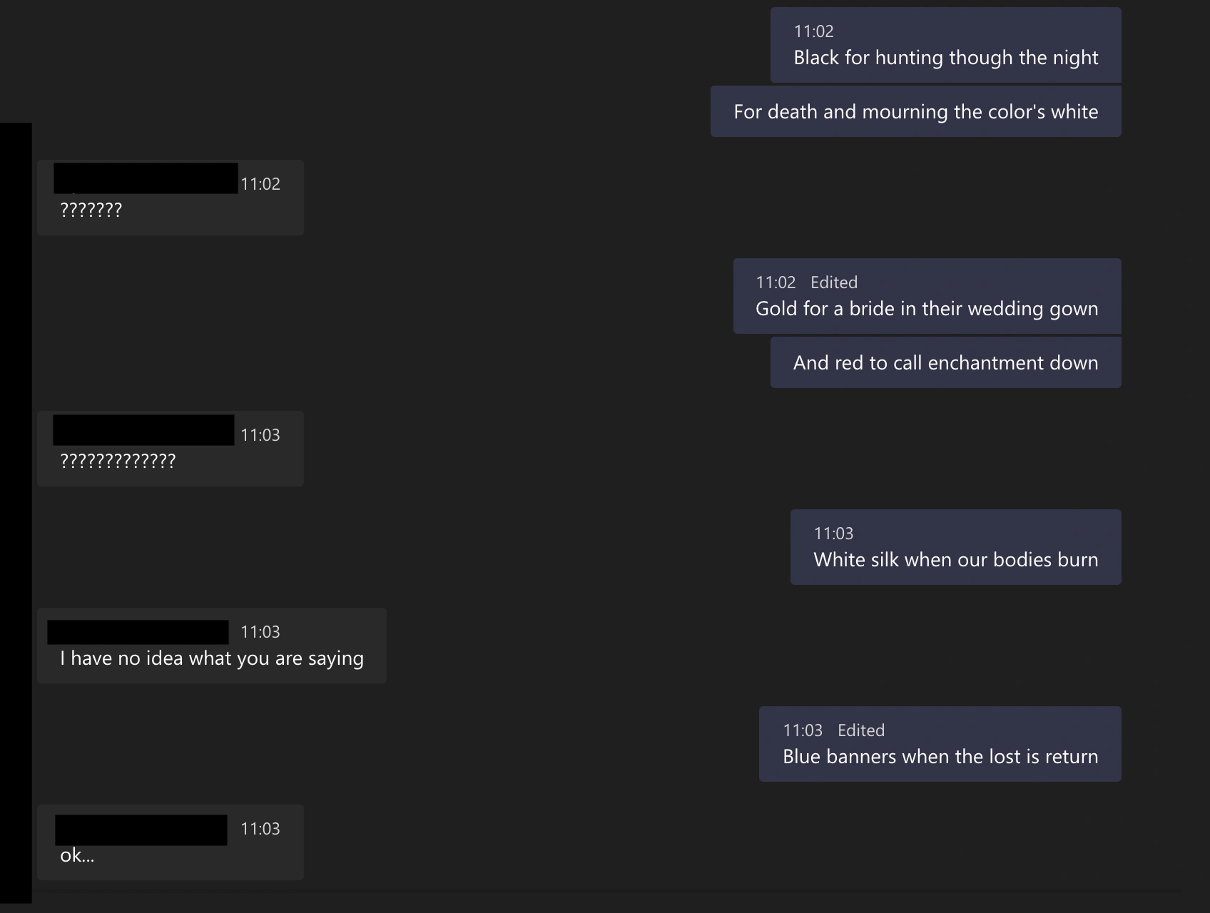 I trolled my friend using the Shadowhunter Nursery Rhyme. xD | Fandom