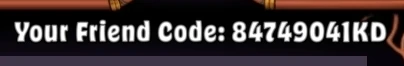 Here's my friend code if anyone wants to friend me on msm | Fandom