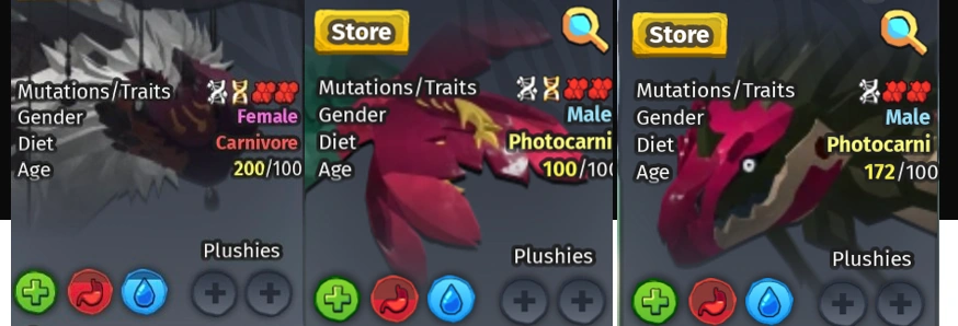 auction on these giga double red traits | Fandom