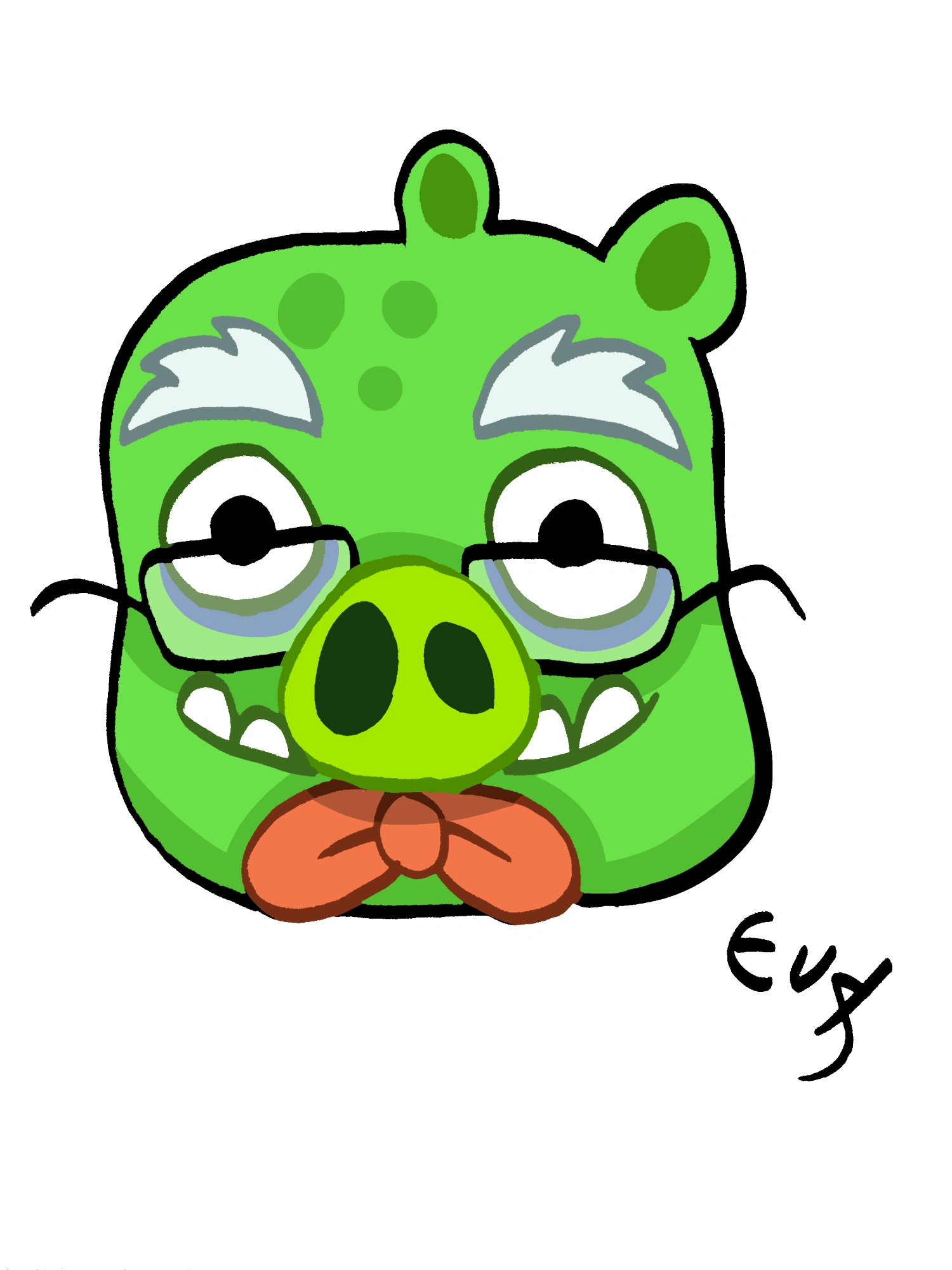 My drawing of Professor Pig | Fandom