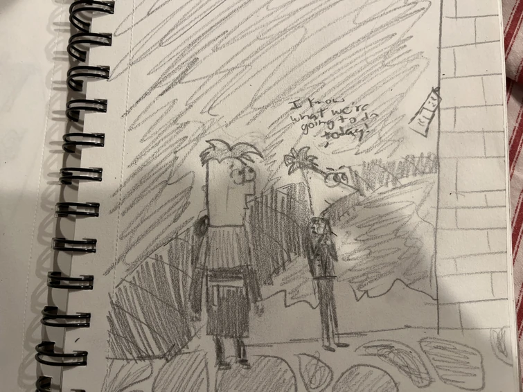 Flyer scene from “Monster of Phineas-n-Ferbenstein” | Fandom