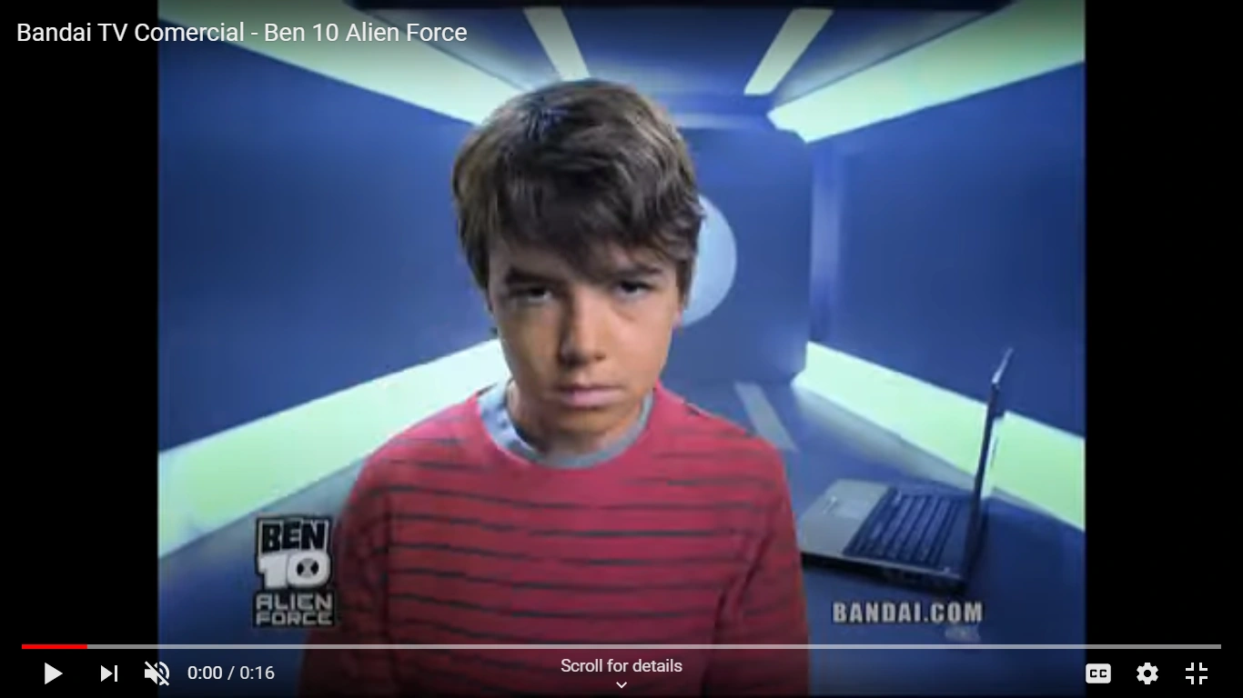 Unknown Actor from Ben 10 TV Commerical | Fandom