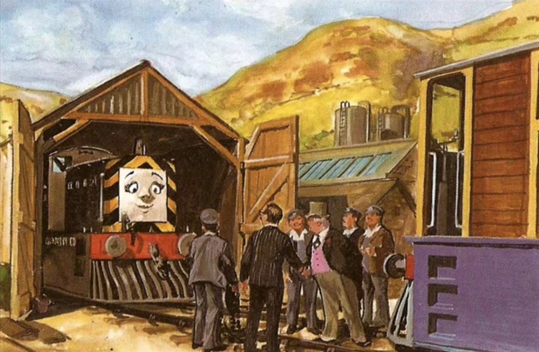 My favorite rws illustrations with the awdry charecters and tvs ...