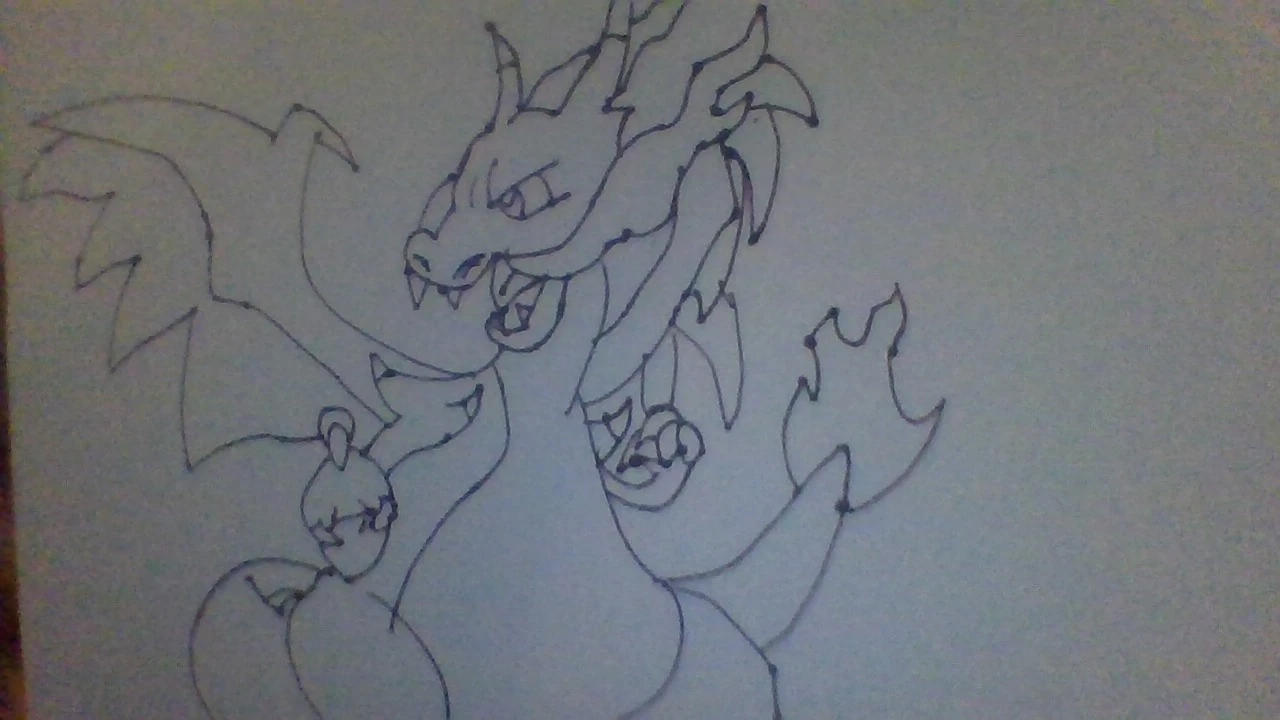not a charizard x and sharpeo drawing | Fandom