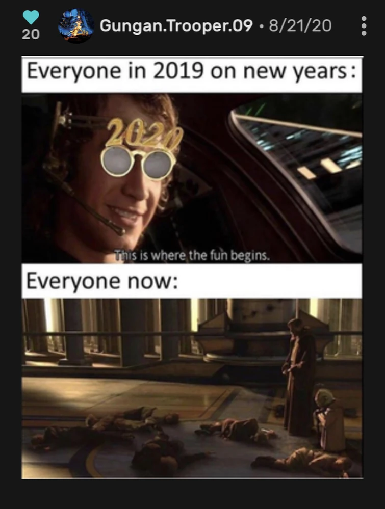 [Meme of the Week Contest] Week 2 Winner: The Year 2020 | Fandom