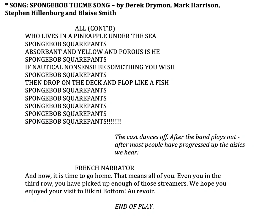 Just read the whole Spongebob script | Fandom