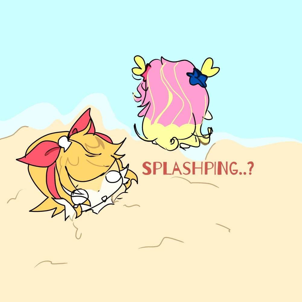 Cheeryping gets buried in the sand but Splashping forgets about her 💔💔 ...