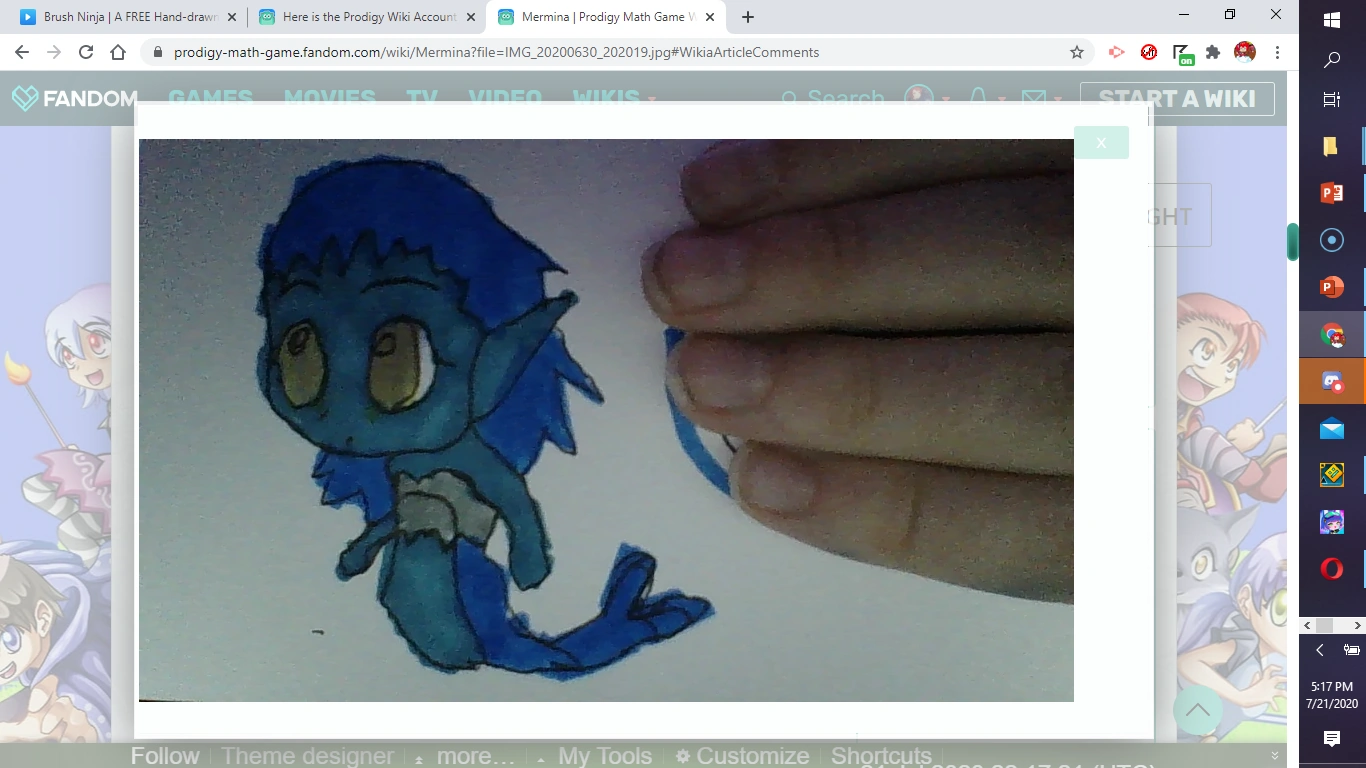 what do you think of Humperdink Poonibble's fanmade old Mermina? | Fandom