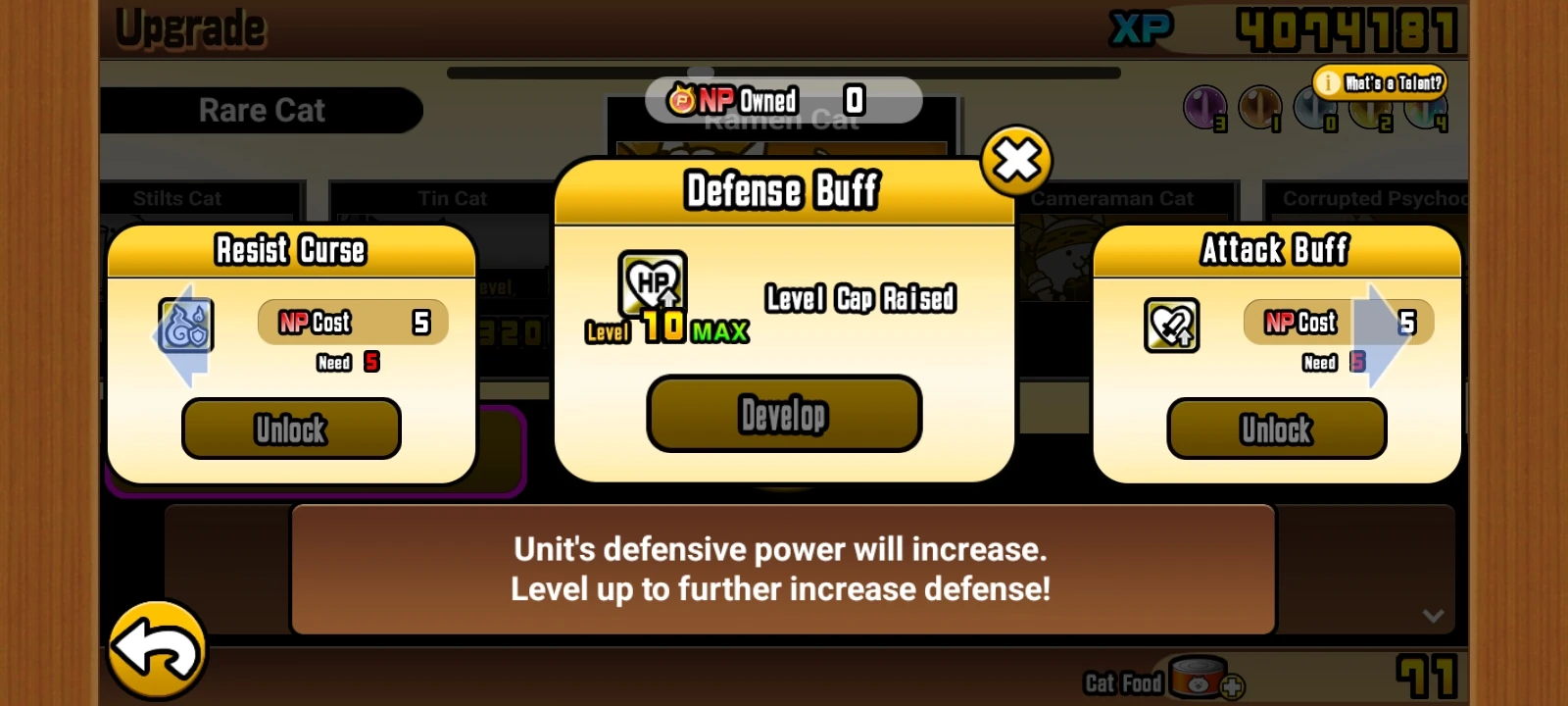 Ramen Defense Buff maxed out | Fandom