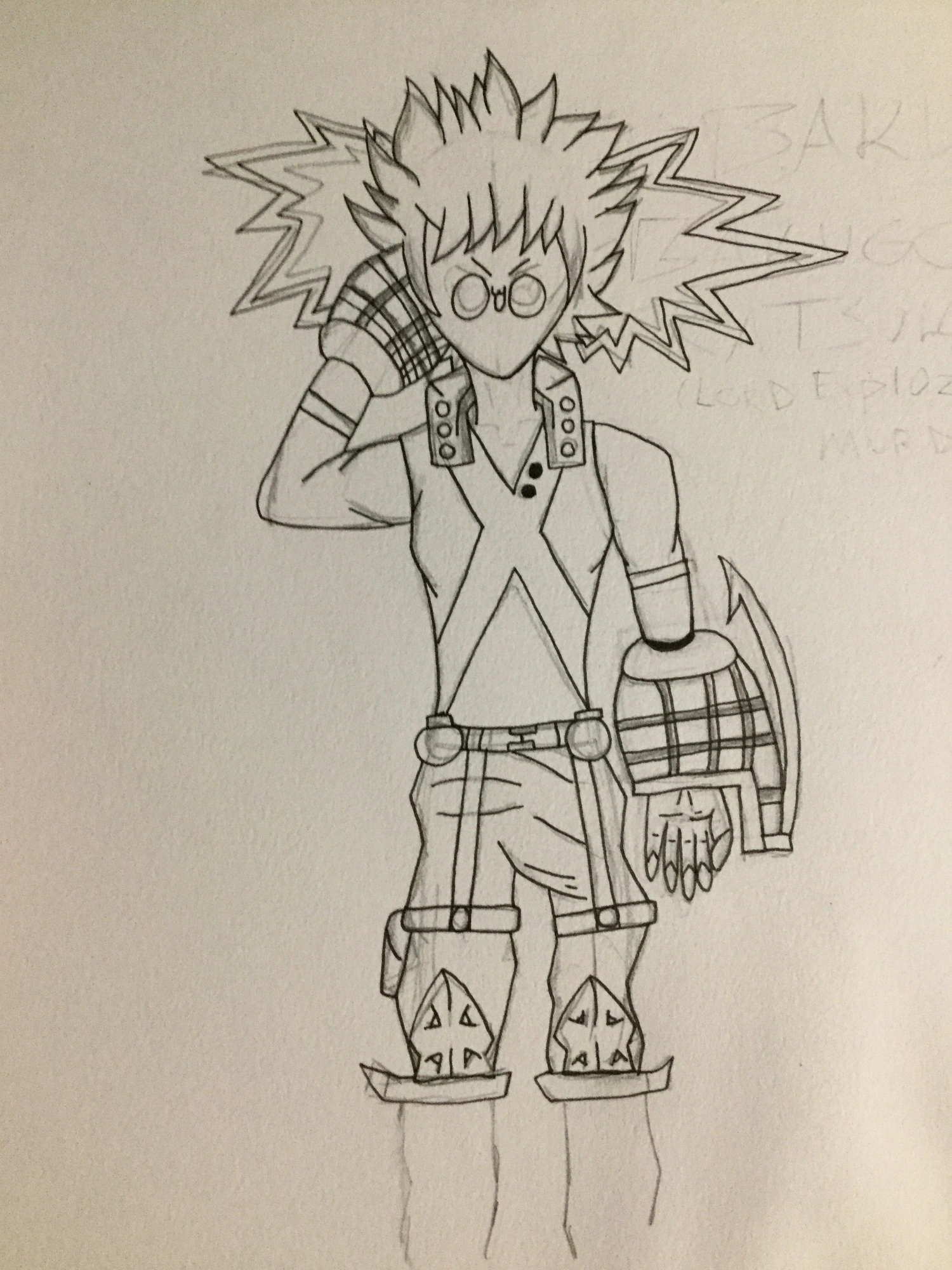 My Friend Had Dared Me To Draw Katsuki With An Angry OwO Face And This ...