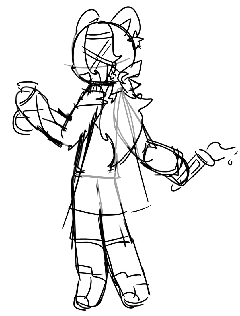 krew x ff au sketch | Fandom