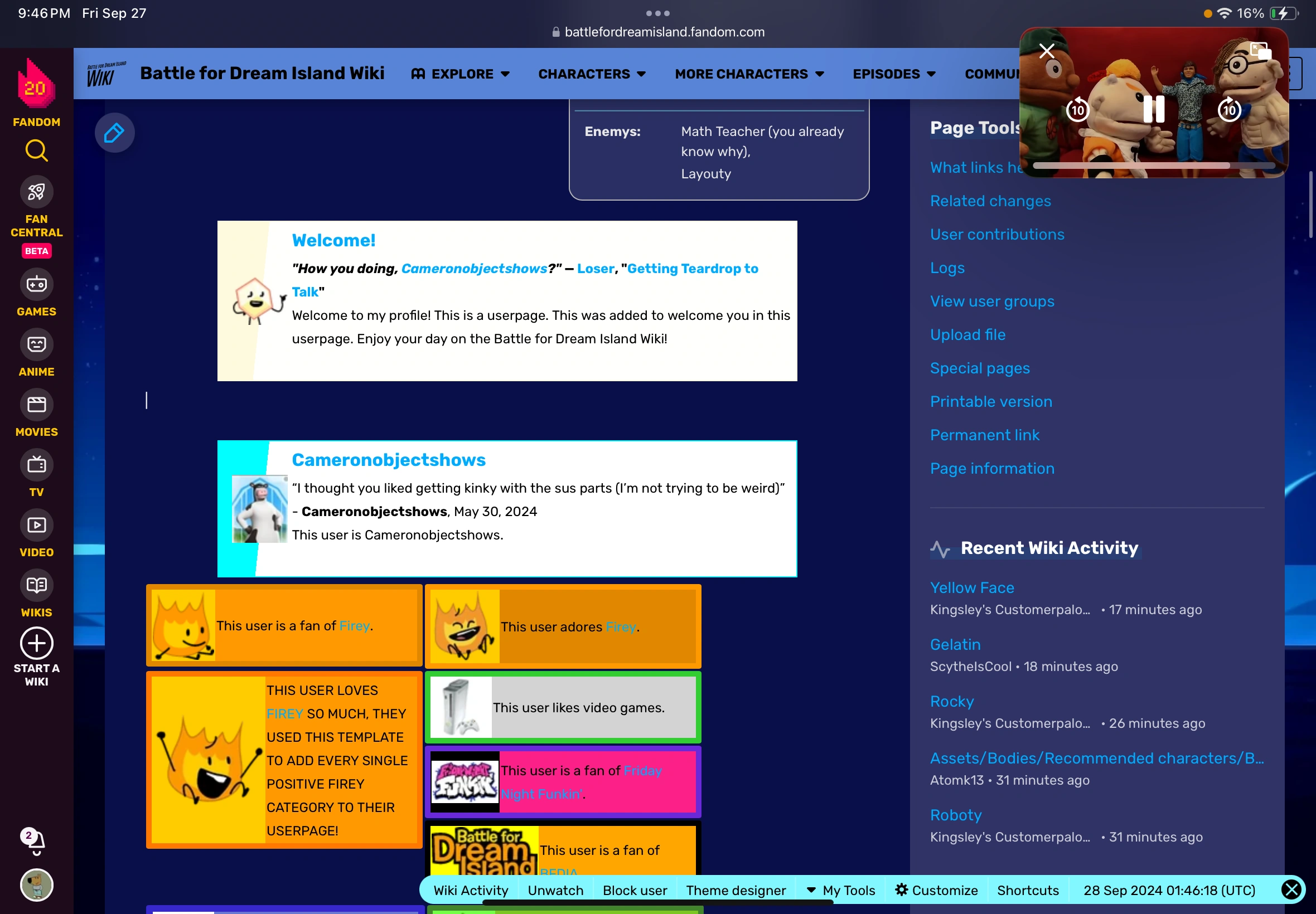 I made my own template :D | Fandom