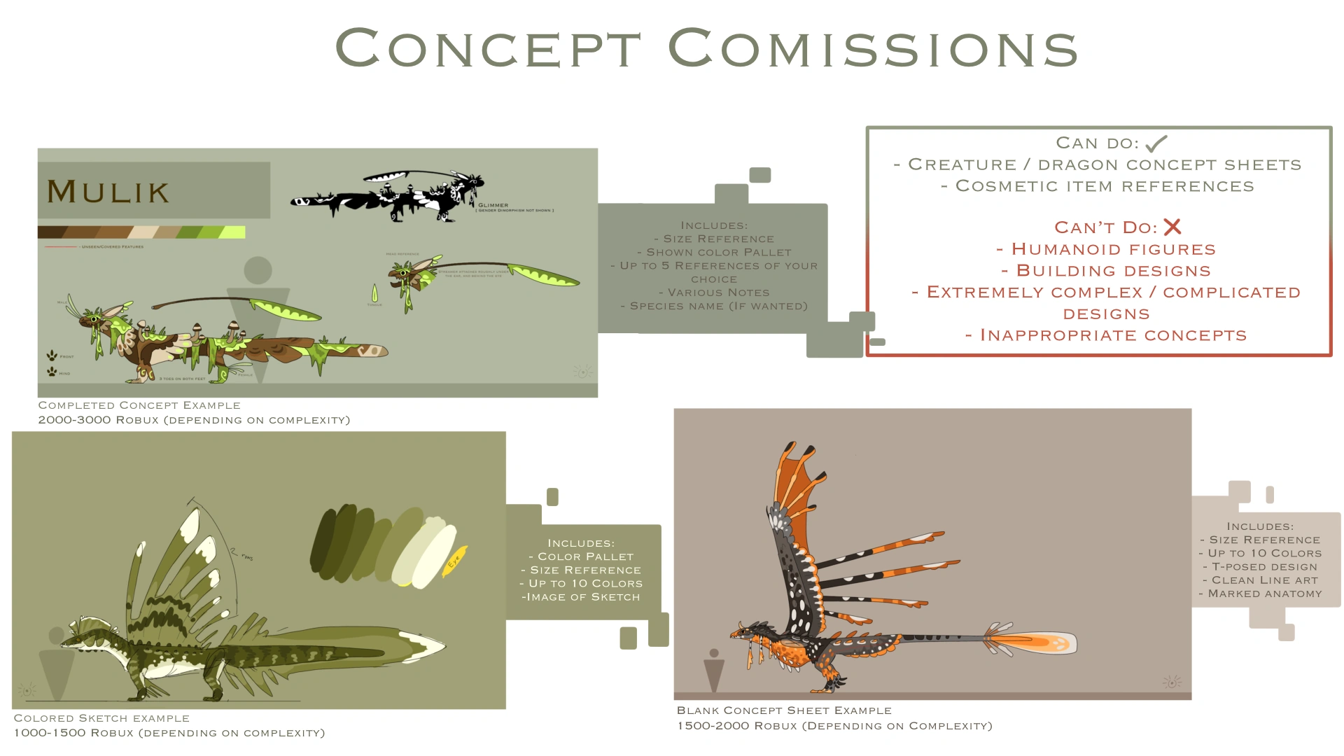 Mm creature concept sheet commissions | Fandom