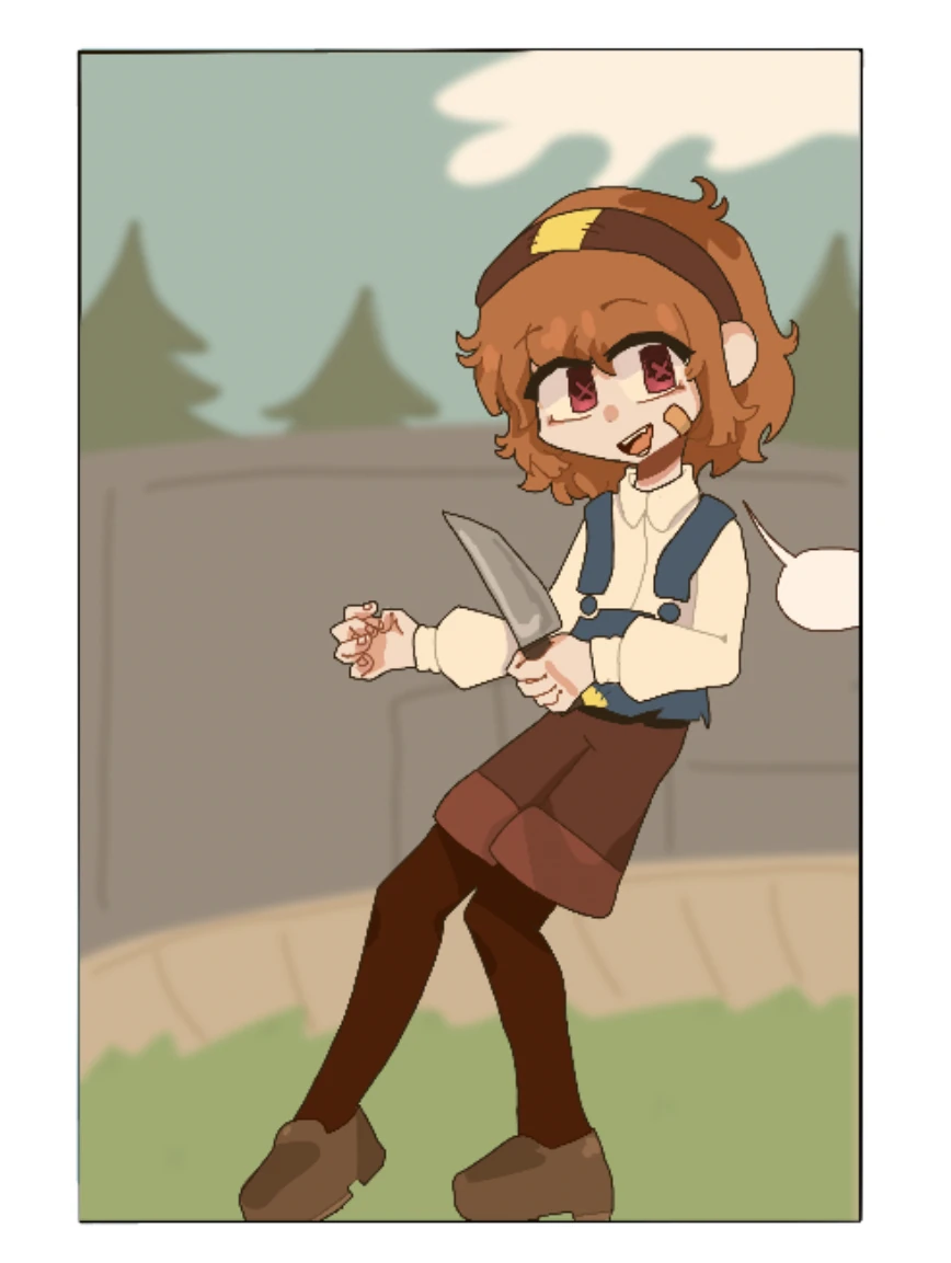 I made a drawing that looks like a cut off comic- | Fandom