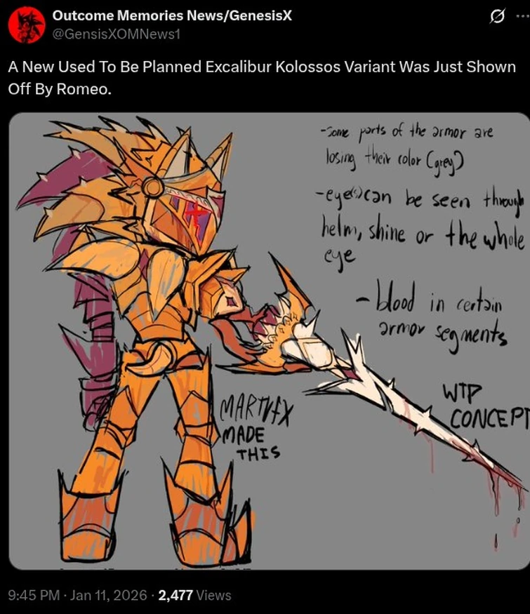 excalibur kolossos | Fandom