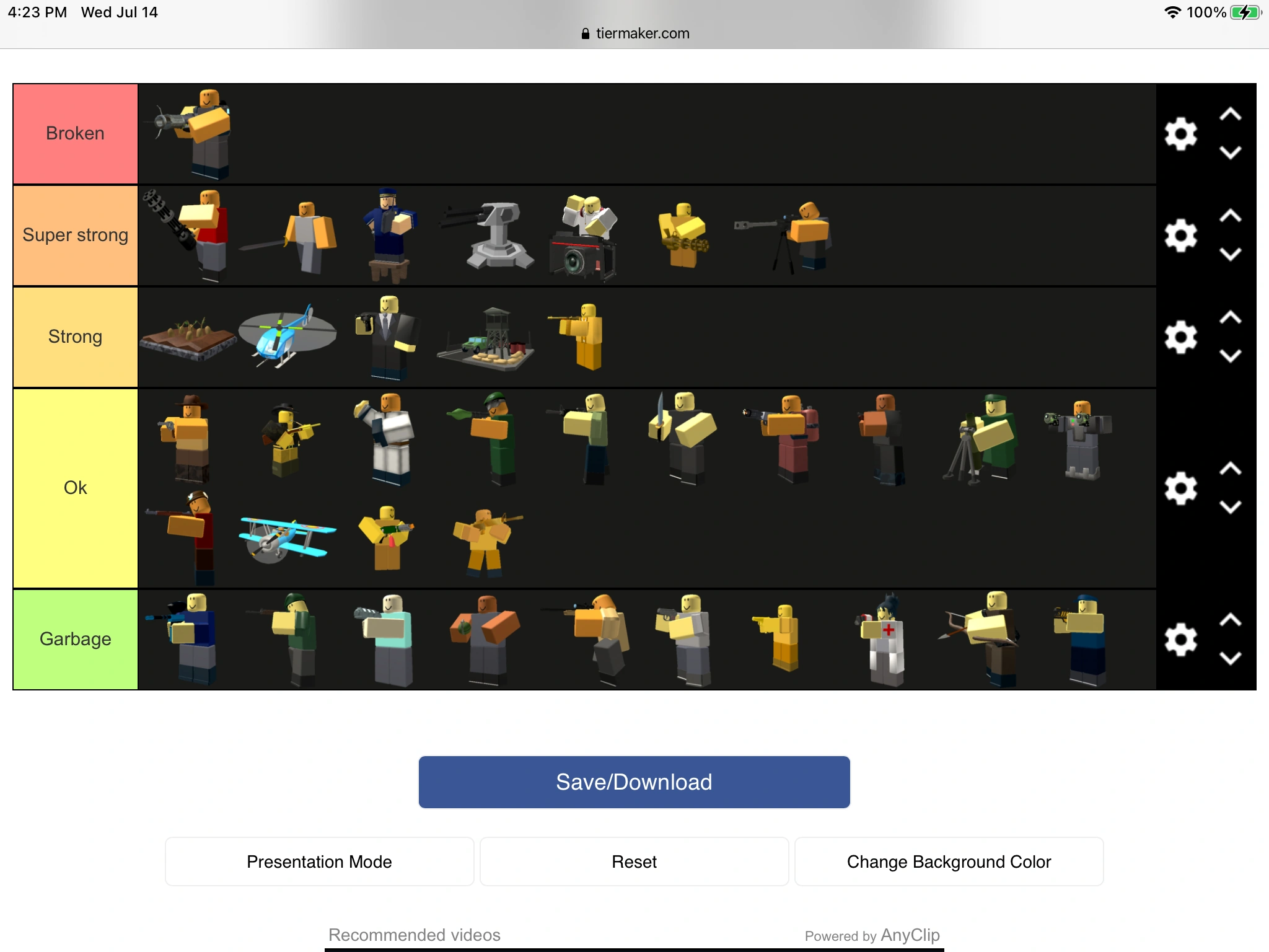 Good tier list? | Fandom
