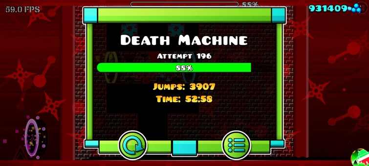 Death Machine 88%. | Fandom