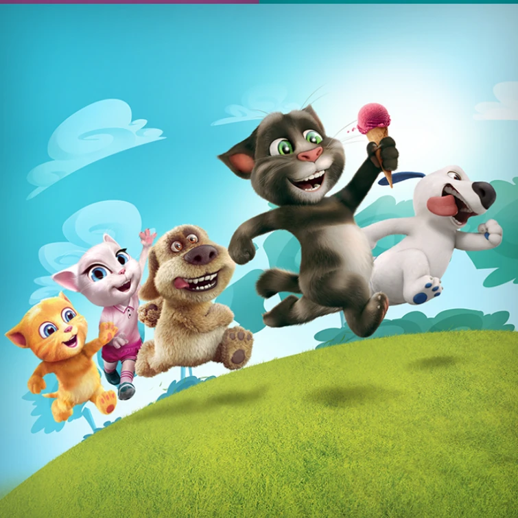 New vs old talking Tom ice cream running | Fandom