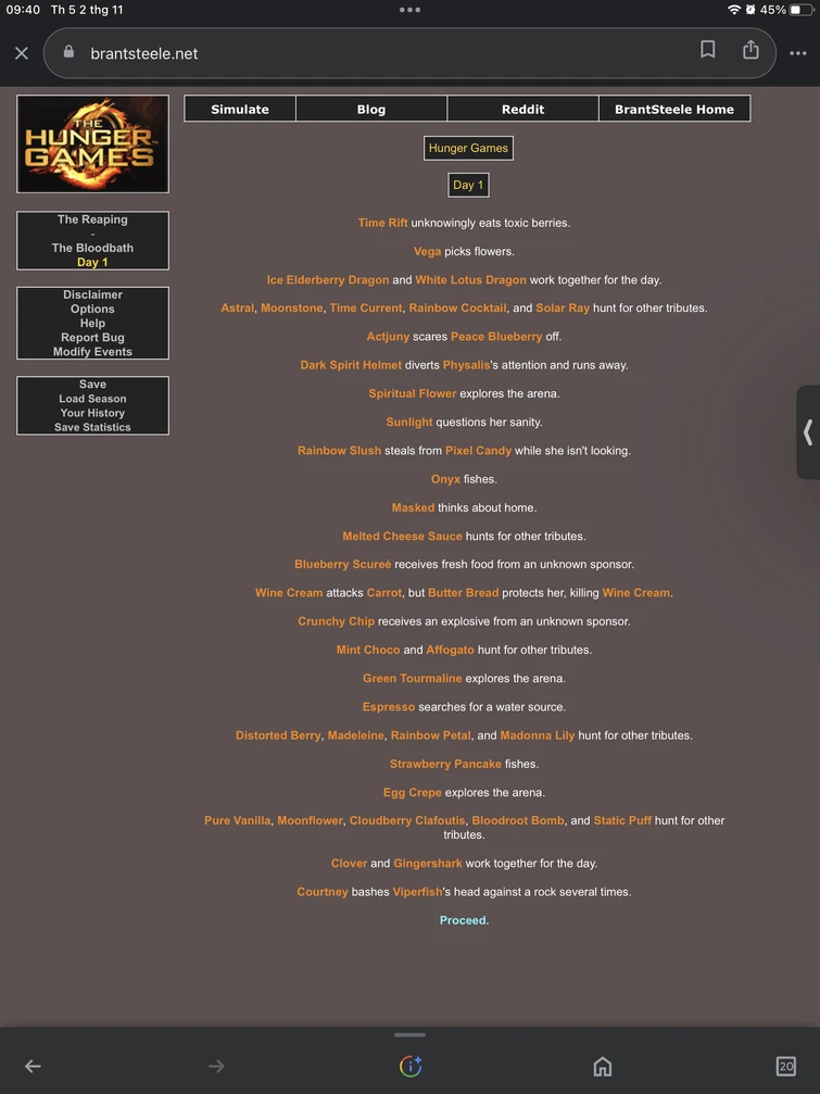 Day 1 of the Hunger Games! | Fandom