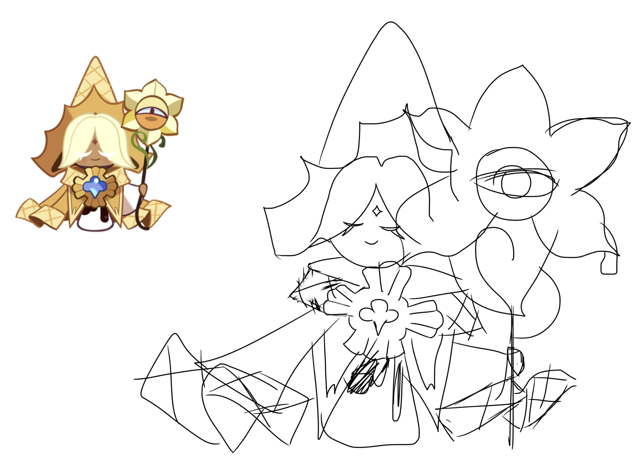 I drew pure vanilla cookie | Fandom