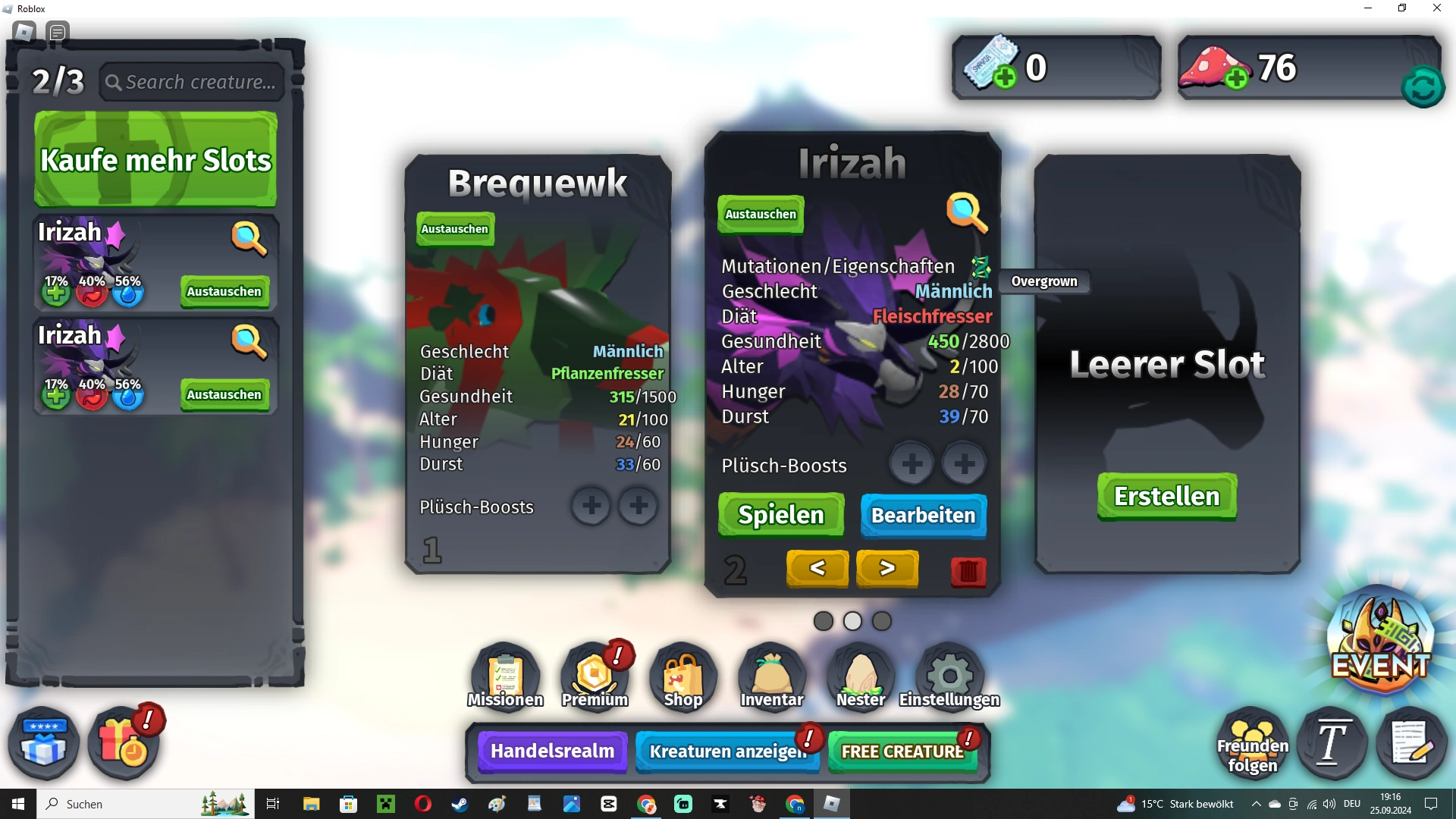 selling overgrown mut | Fandom