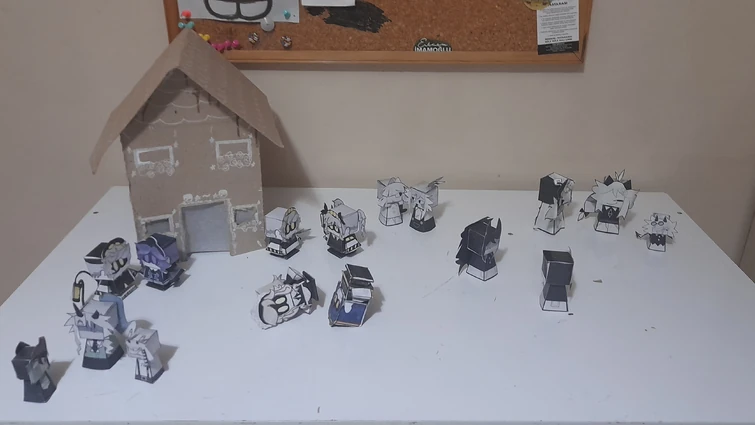 papercraft figures done. | Fandom