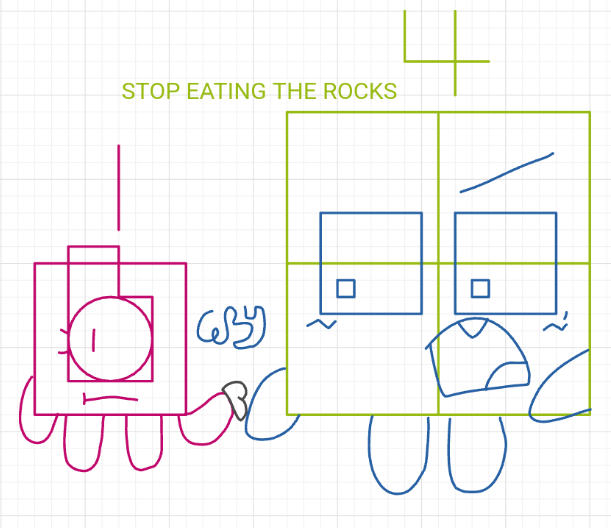 WHY ARE YOU EATING THE ROCKS | Fandom