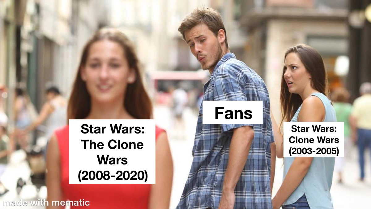 Clone Wars vs. THE Clone Wars meme | Fandom