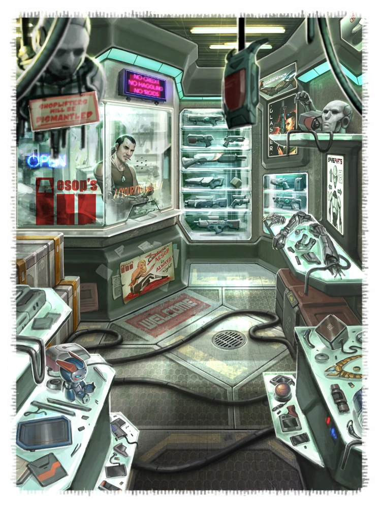 Aesop's Pawnshop | Android Universe Wiki | Fandom
