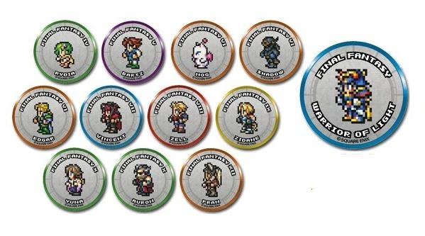 Final Fantasy Record Keeper Pin Badge Collection | Final Fantasy ...