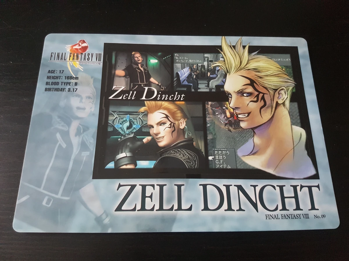 Final Fantasy VIII E-Graphics Cards No. 9 Zell | Final Fantasy ...