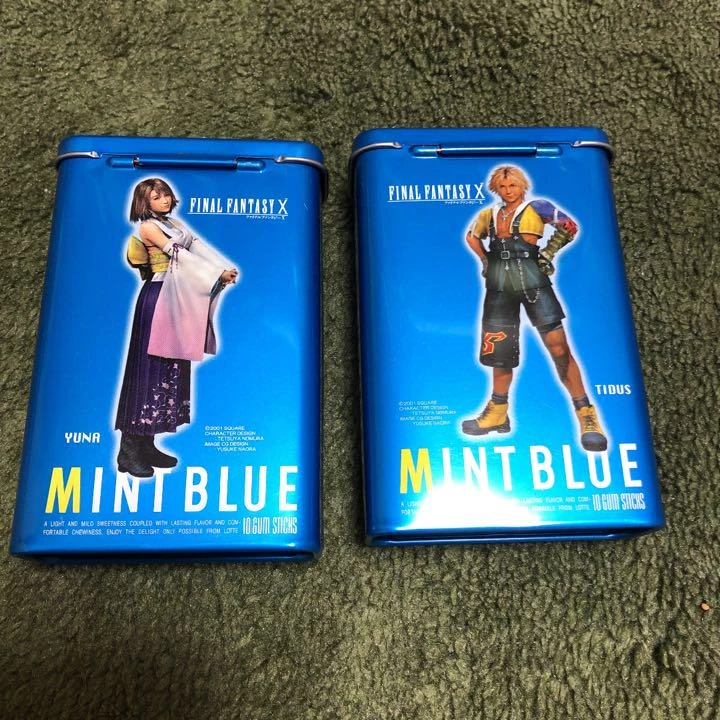 Final Fantasy X Mint Blue Gum Sticks | Final Fantasy Merchandise Wiki ...