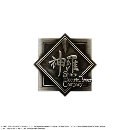 Final Fantasy VII Remake Lottery Pin Badge Shinra logo | Final Fantasy ...