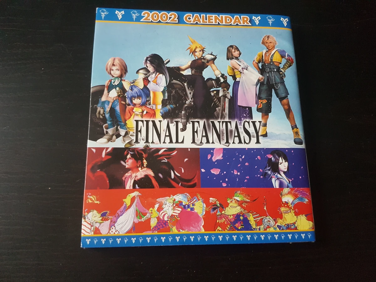 Final Fantasy 2002 Calendar | Final Fantasy Merchandise Wiki | Fandom