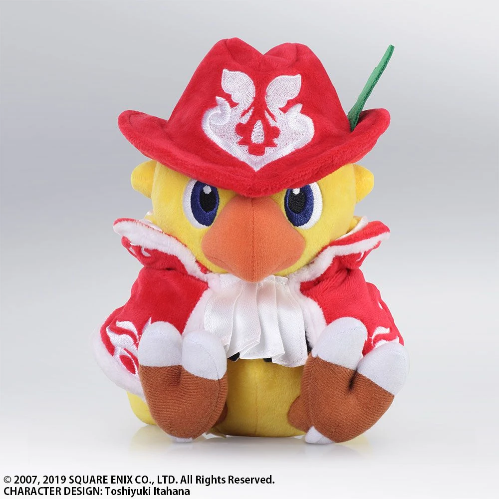 Chocobo's Mystery Dungeon Everybuddy Plush Chocobo Red Mage | Final ...