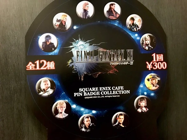 Final Fantasy XV Square Enix Cafe Pin Badge Collection Vol.1 | Final ...
