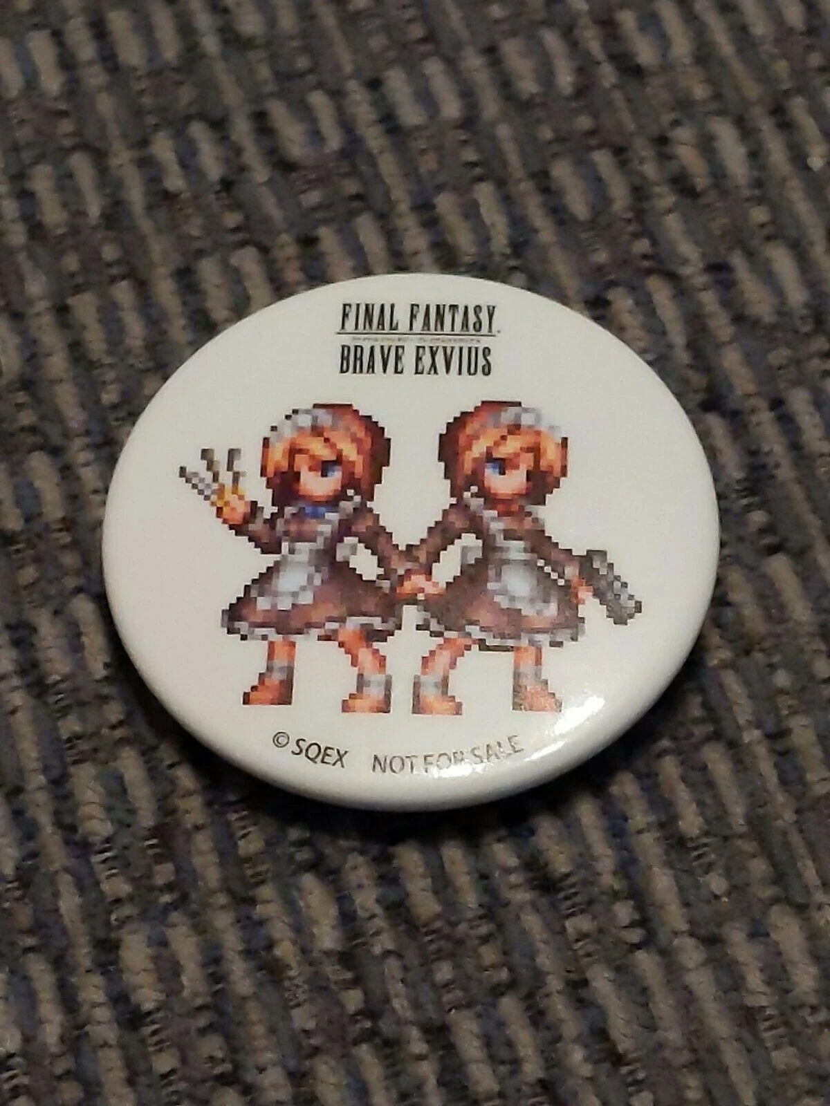 Final Fantasy Brave Exvius Can Badge Collection Vol. 2 Amelia & Emilia ...